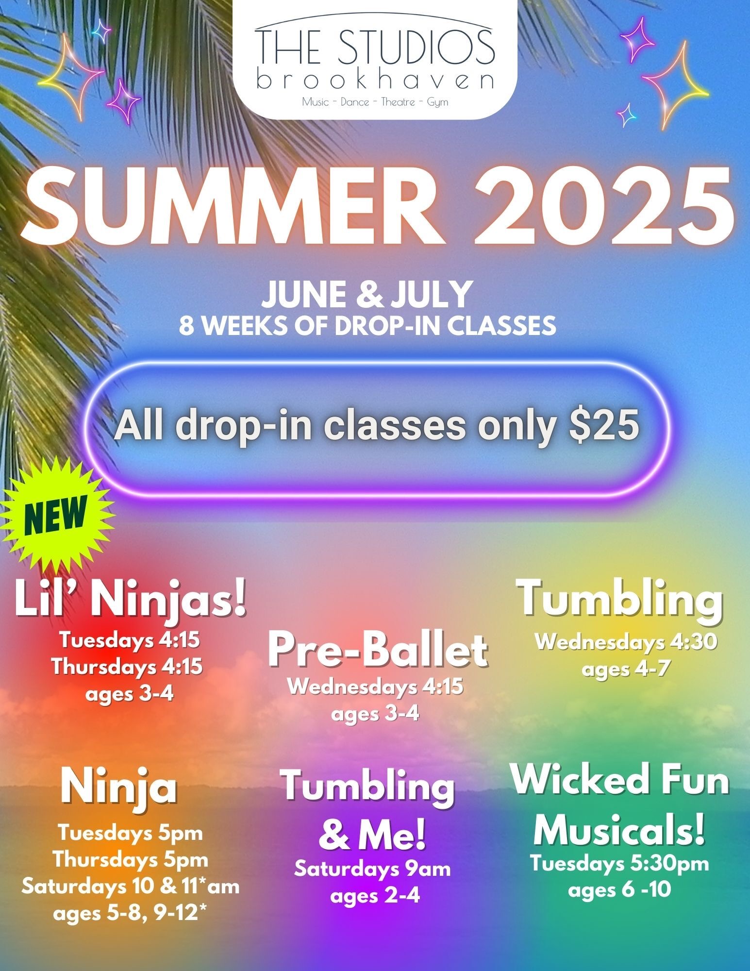 Summer classes just announced! - The Studios Brookhaven